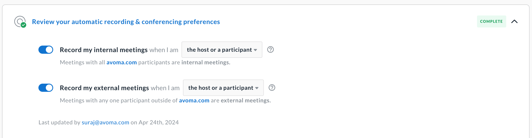 The Avoma Quick Start Guide